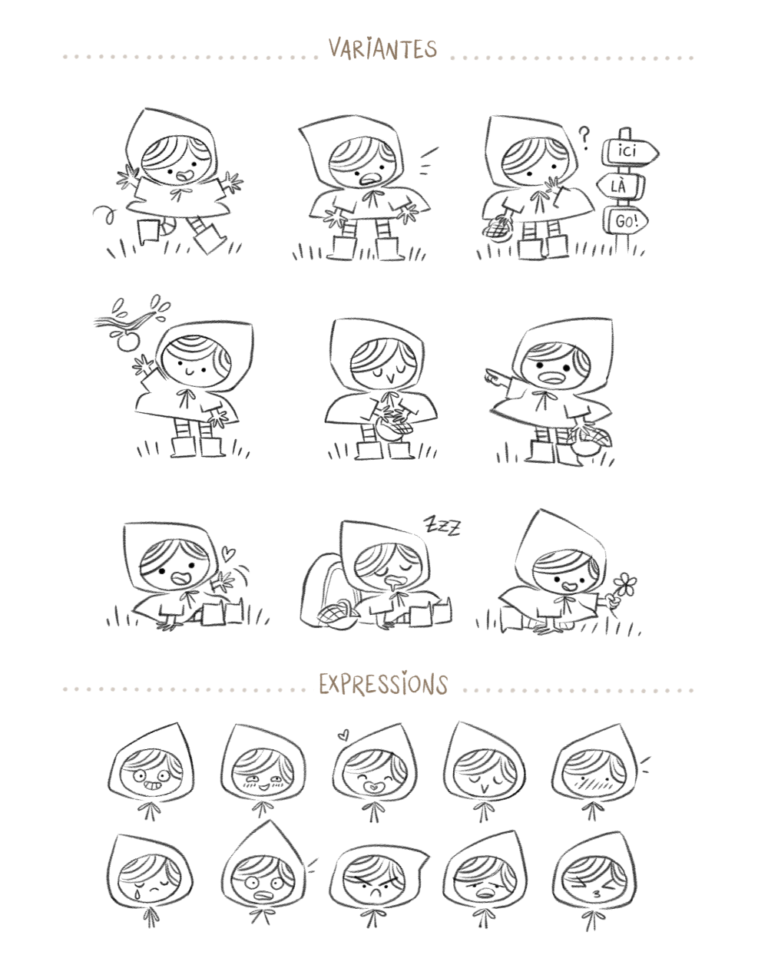 Comment dessiner le Petit Chaperon Rouge